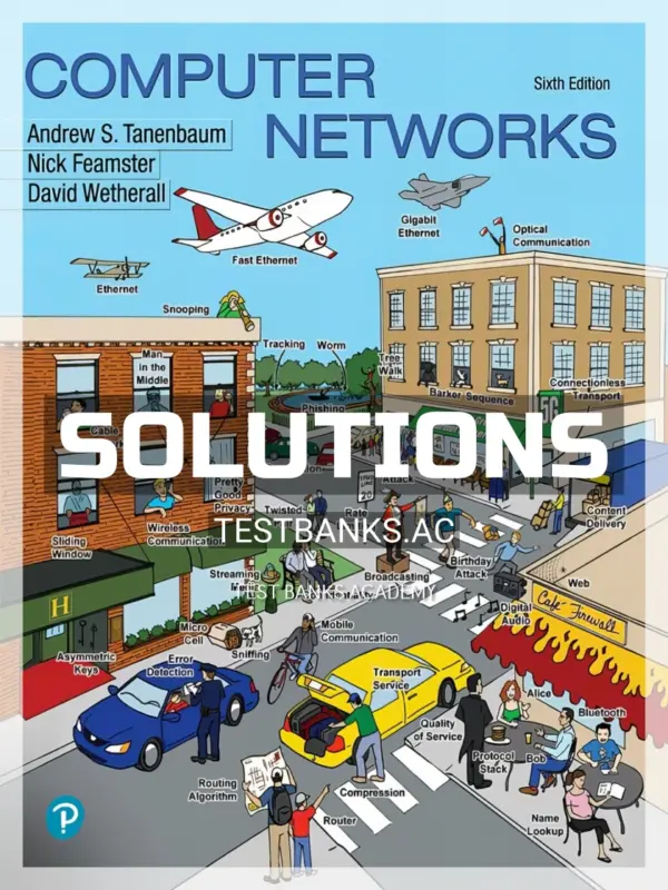 Solutions Manual for Computer Networks 6th Edition by Tanenbaum