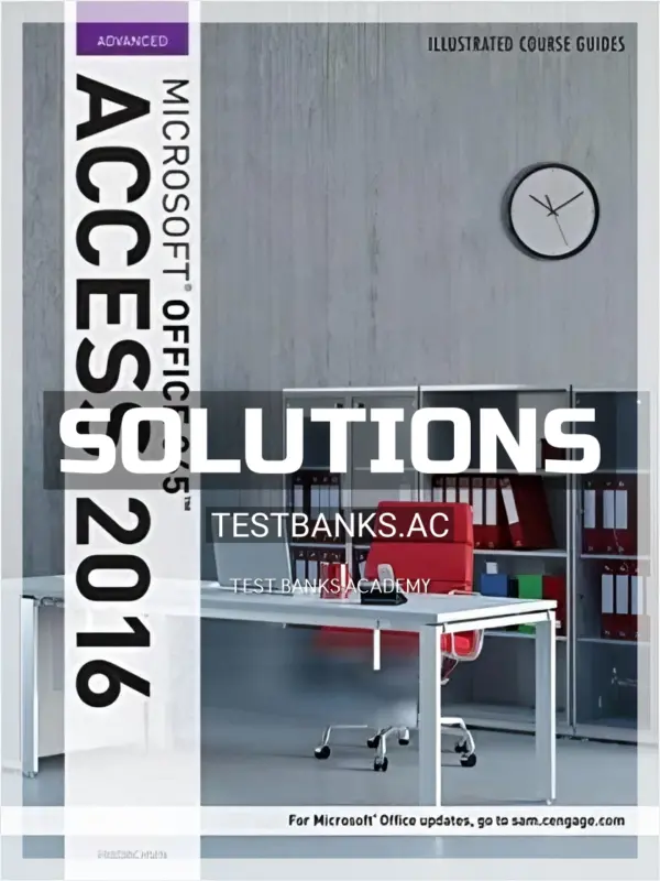 Solutions Manual for Illustrated Course Guide Microsoft Office 365 and ...