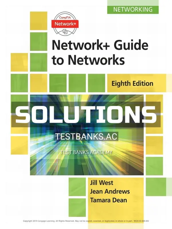 Solutions Manual for Network Guide to Networks 8th Edition by West