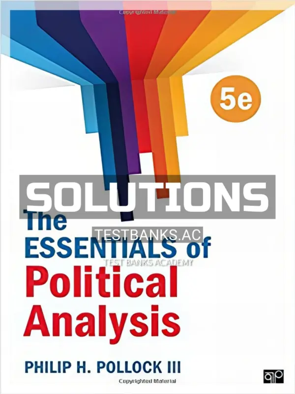 Solutions Manual for Essentials of Political Analysis 5th Edition by ...