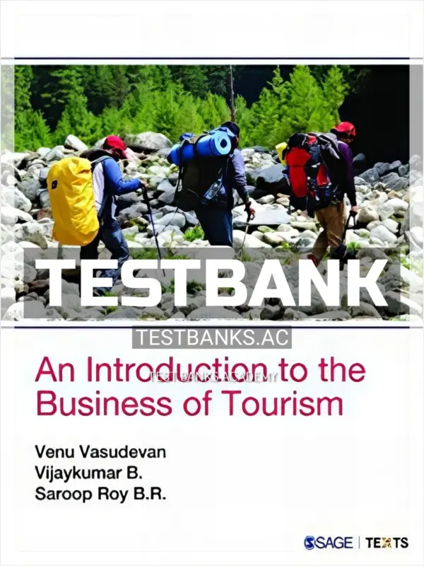 Test Bank for Introduction to the Business of Tourism 1st Edition by ...